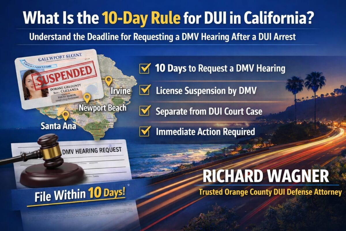DUI Cases - Title 17 Violations DUI Defense